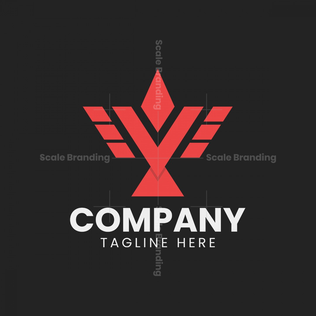 V Flying Bird Logo | Scalebranding