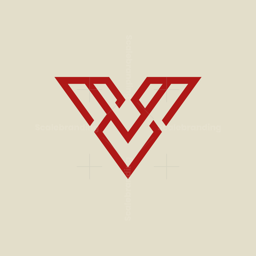 Red V Logo Three Letters