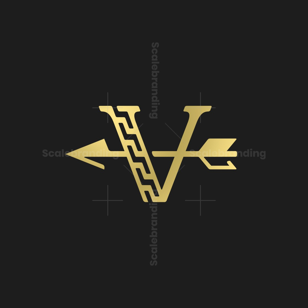 Vigilance V Arrow Mark Logo | Scalebranding