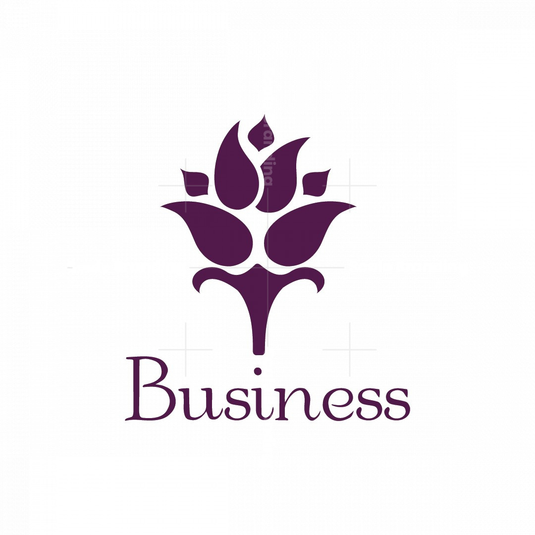 Violet Rose Symbol Logo | Scalebranding