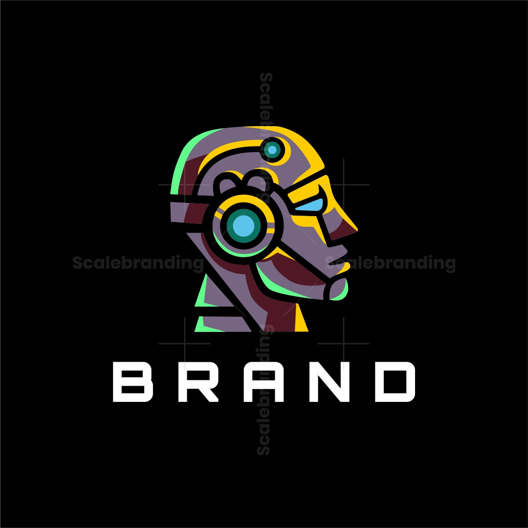 Virtual Mind Robotic Technology Logo | Scalebranding