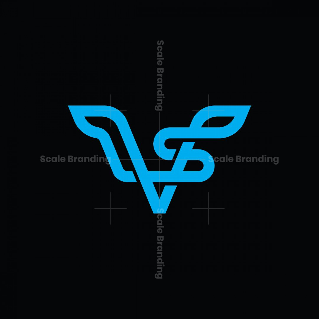 VS Or V Connected Logo | Scalebranding