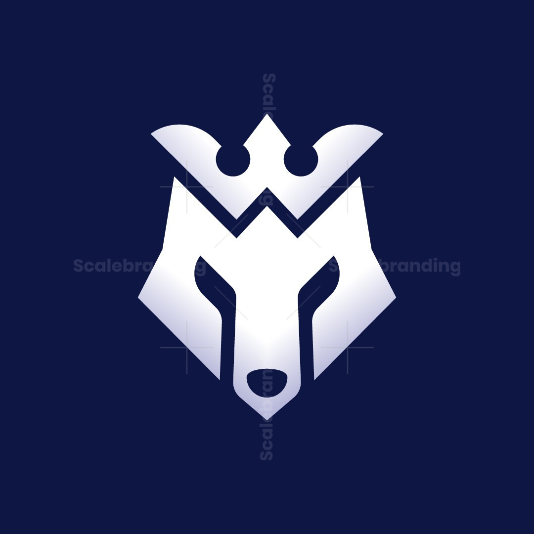 W wolf crown logo | Scalebranding
