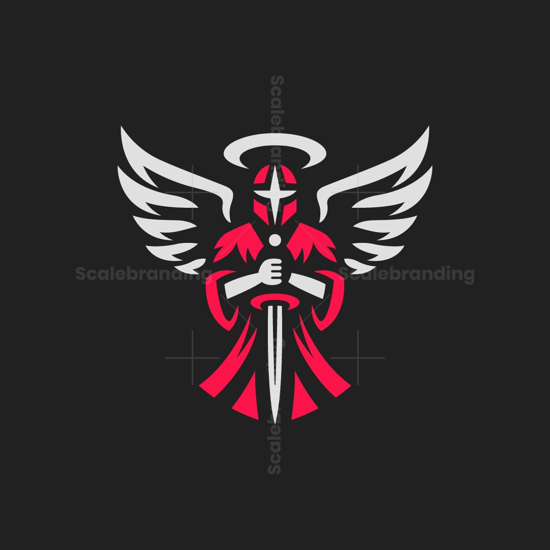 Warrior Angel Symbols Exclusive Logo 798993, Greek Warrior Angel Logo