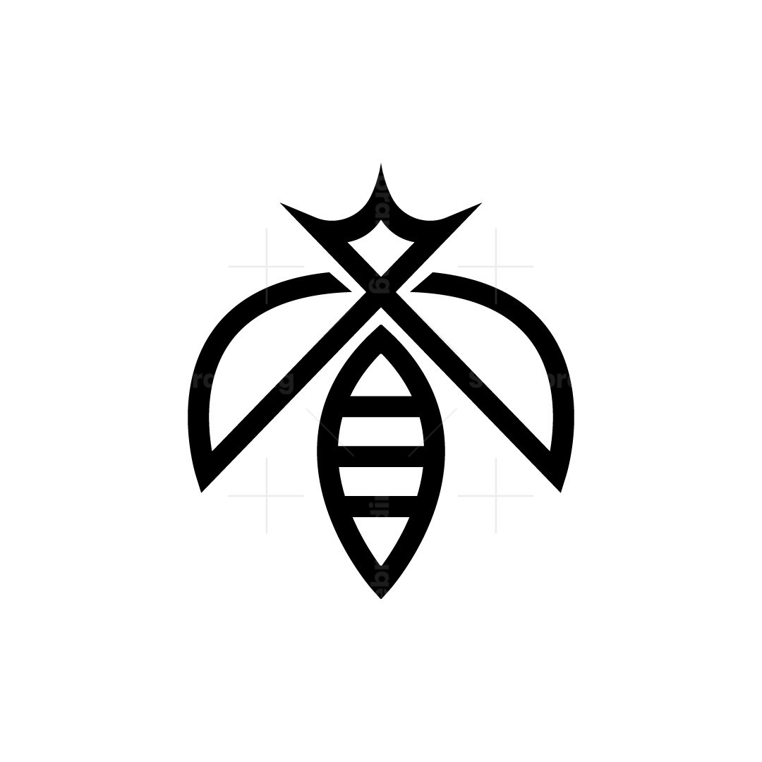Black And White Wasp Queen