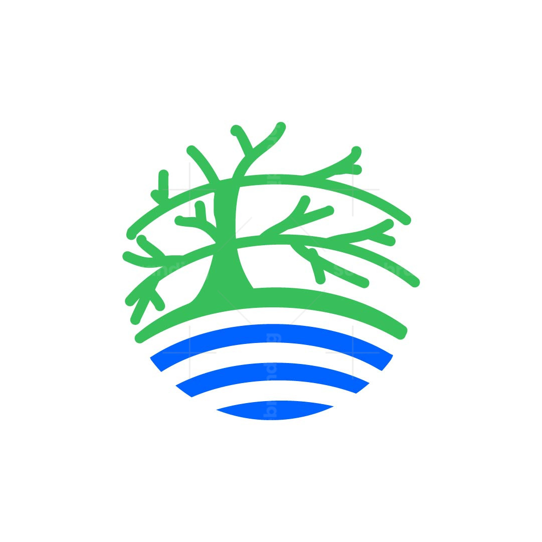 Tree And Water Logo