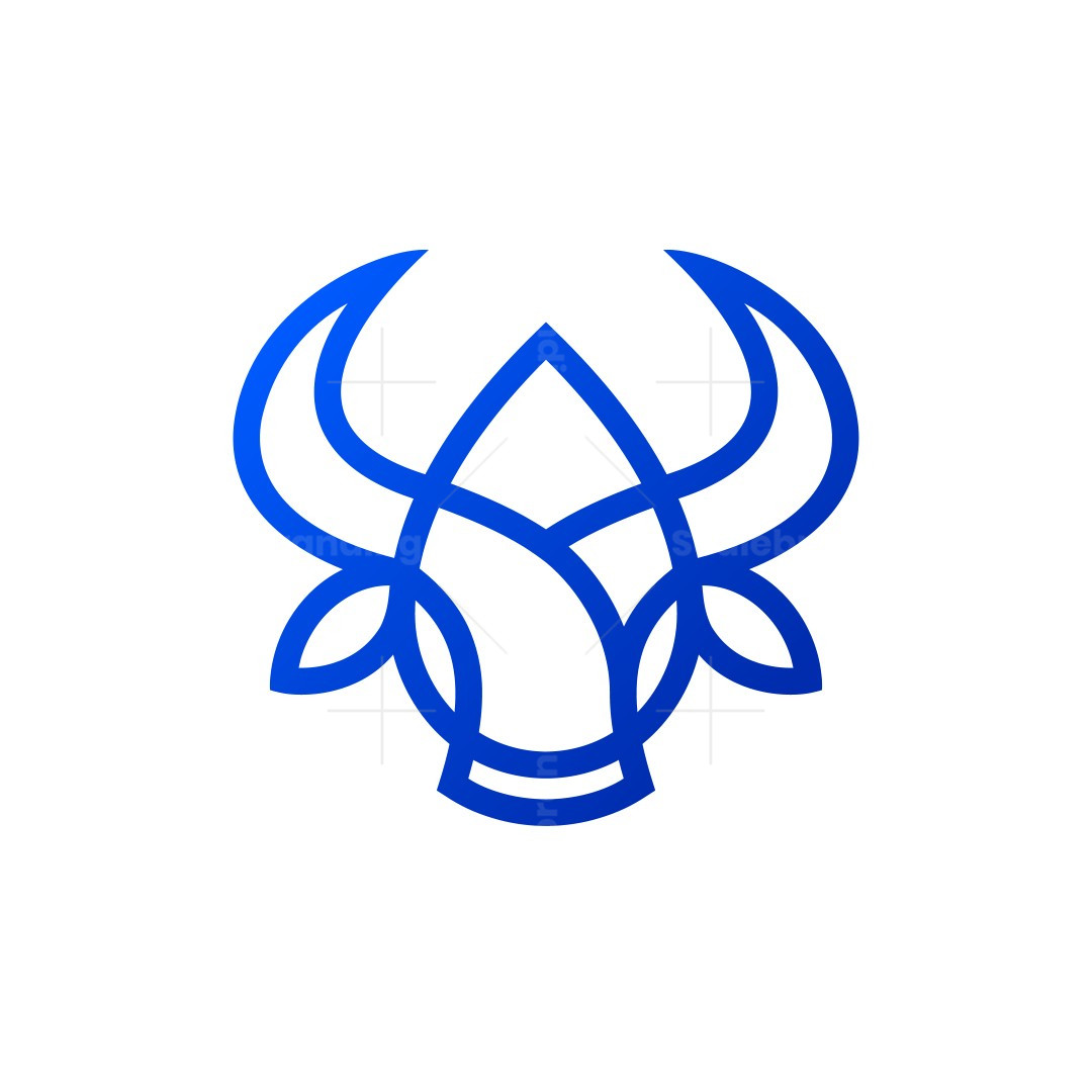 Water Buffalo Drop Blue Logo | Scalebranding