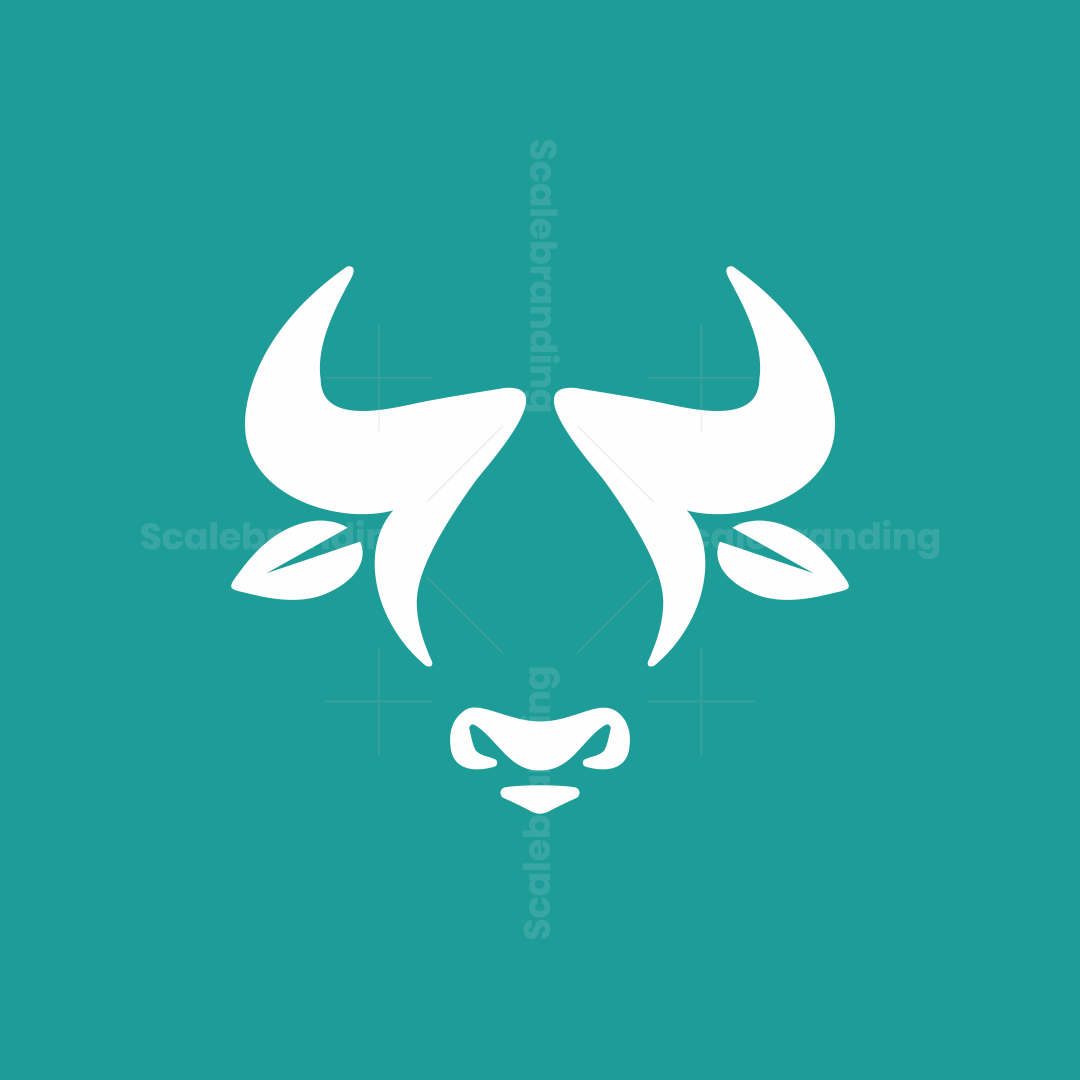 Water Drop Nature Cow Logo | Scalebranding
