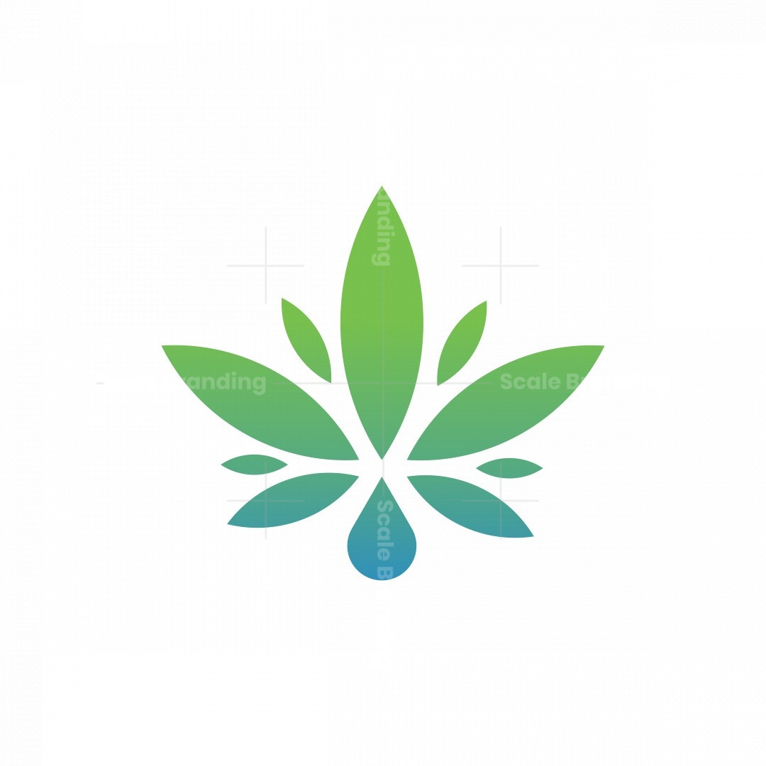 Waterdrop Cannabis Logo | Scalebranding