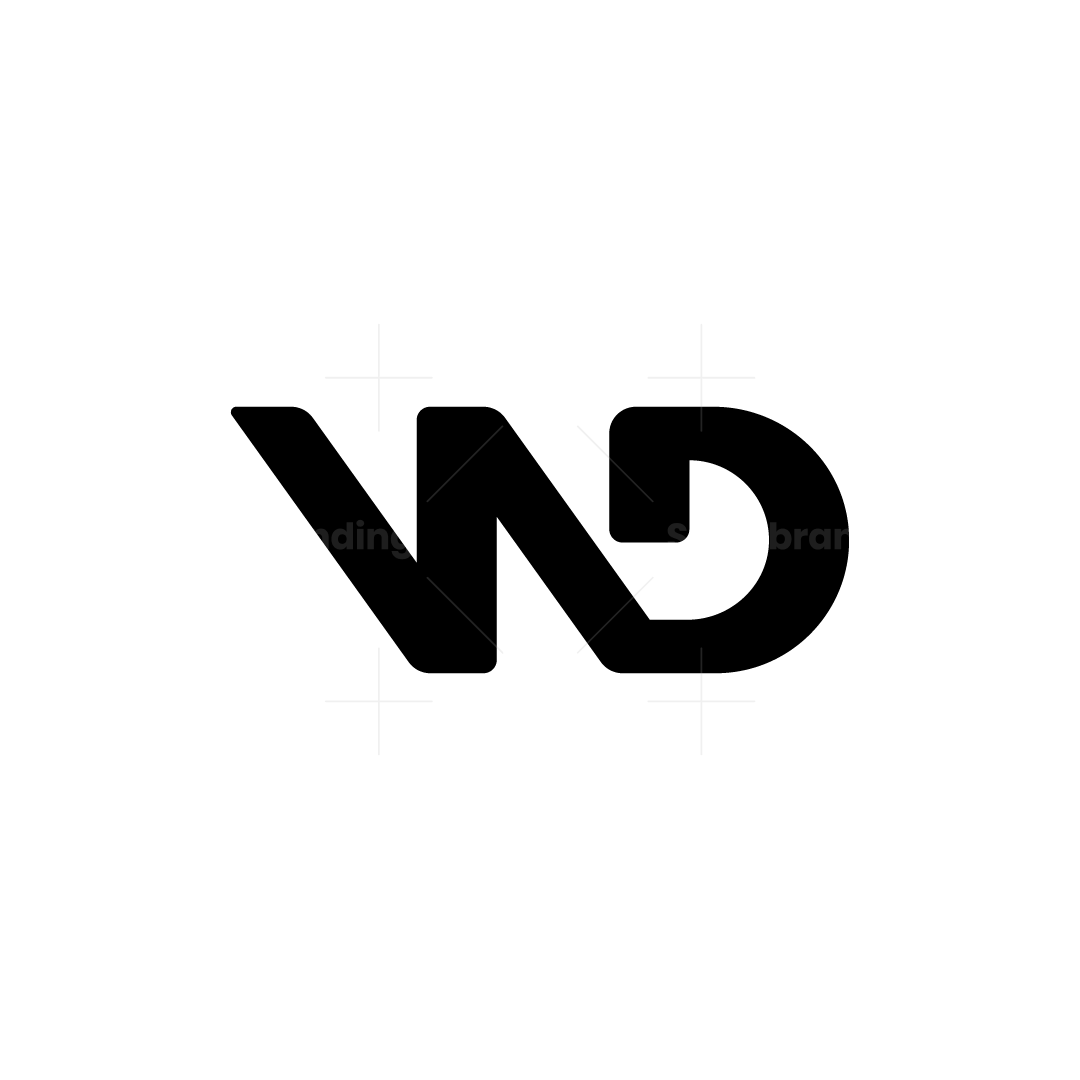 Letters GM or WD Monogram Logo | Scalebranding