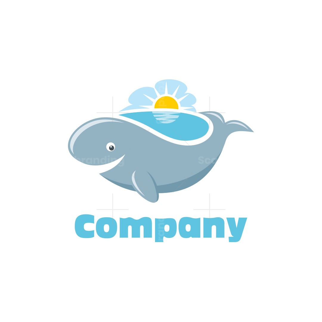 Unique and creative Whale Bay Logo | Scalebranding