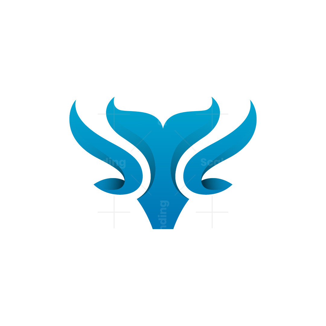Whale Tail Bull Logo | Scalebranding
