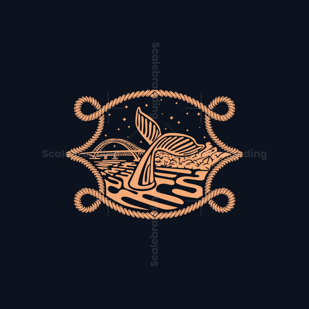 Whale Tail Ocean Logo | Scalebranding