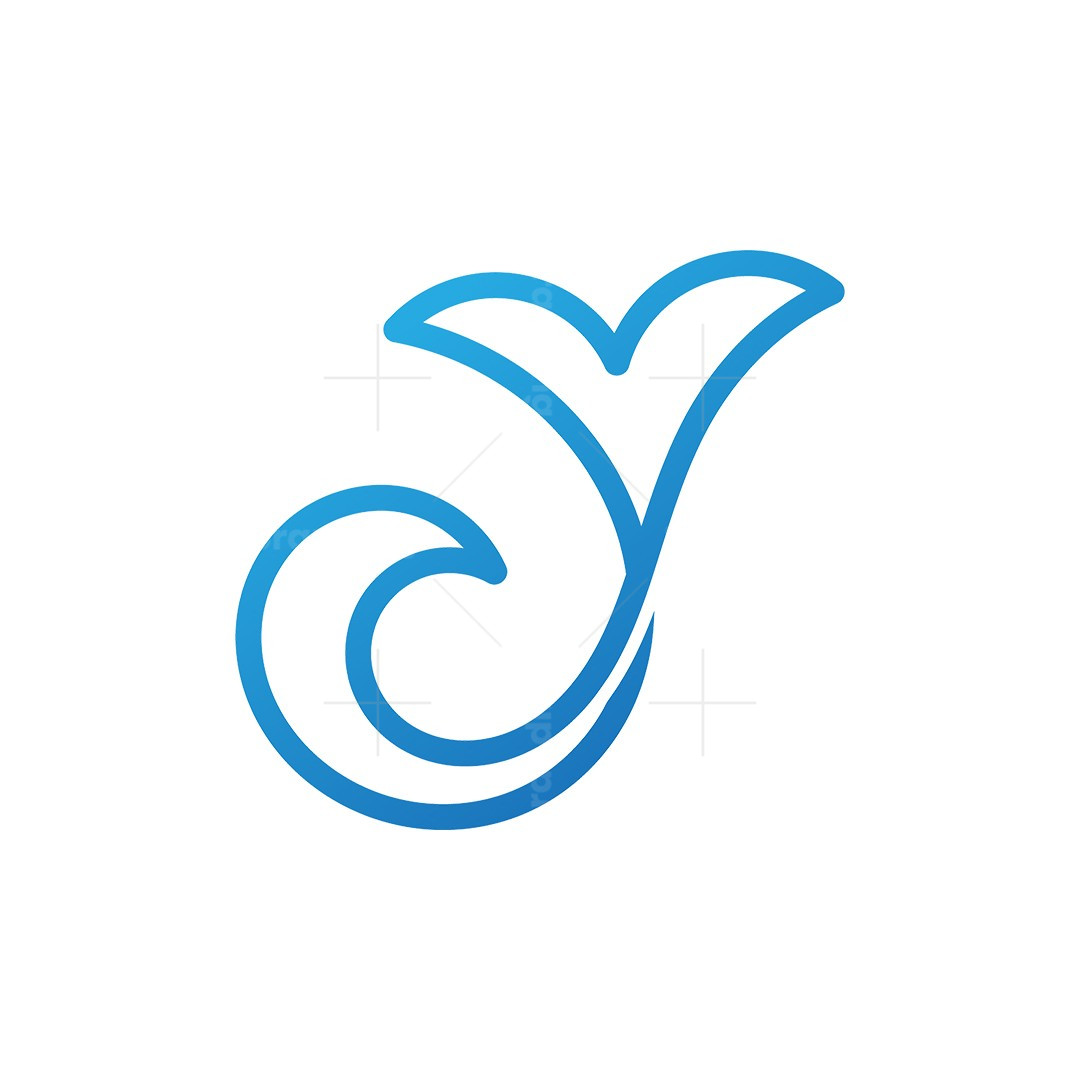 Whale Tail Wave Logo | Scalebranding
