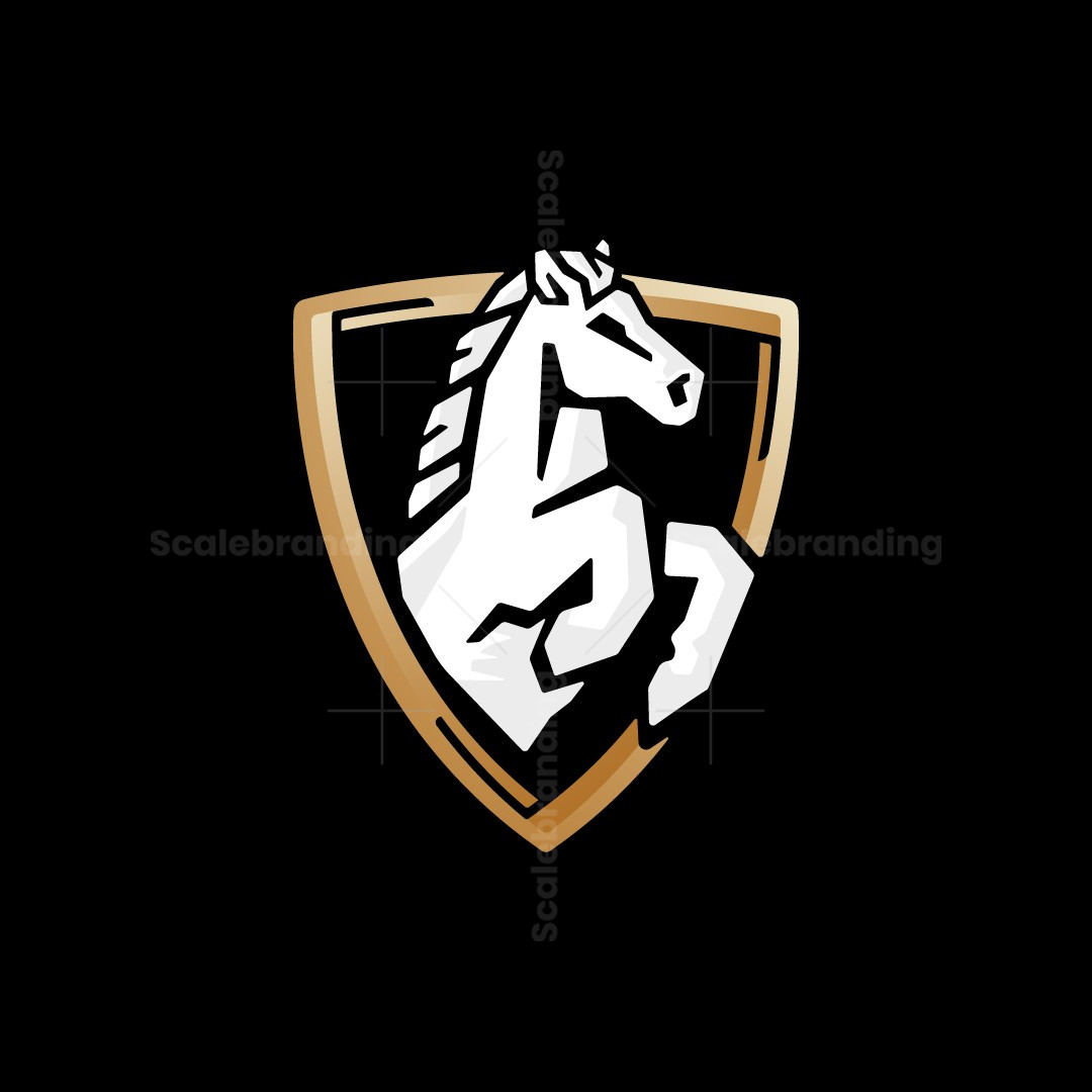 White Stallion Horse Logo | Scalebranding