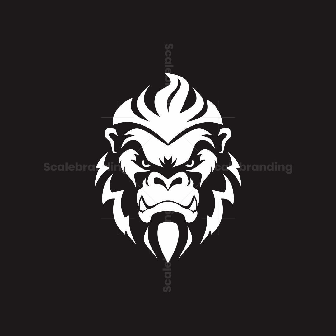 White Blue Yeti Logo Design | Scalebranding