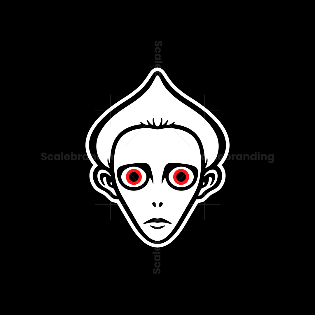 Wide Eyed Strange Man Logo | Scalebranding