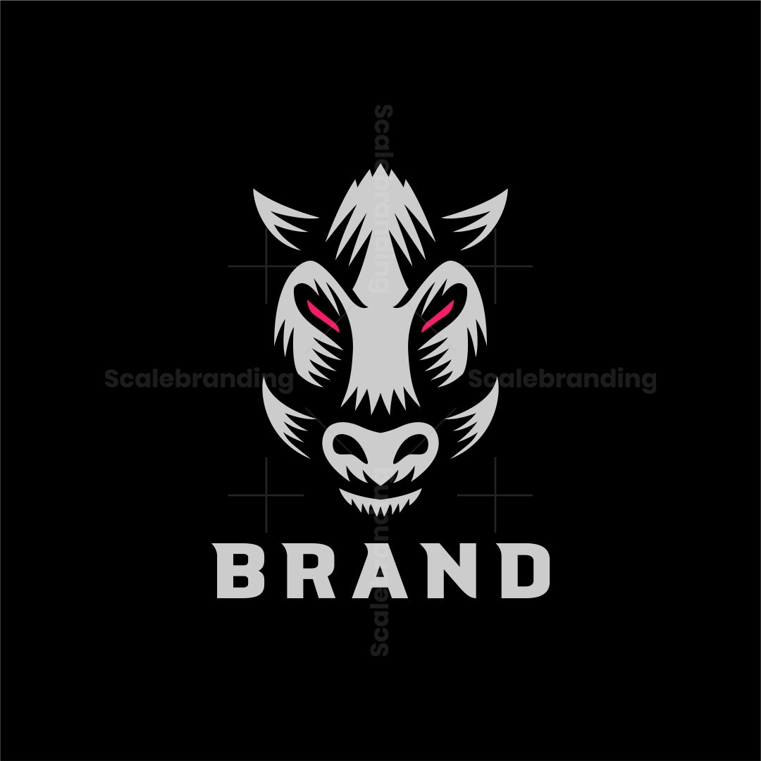 Wild Boar Logo Premium Vector | Wild Boar Mascot Logo Design Vector