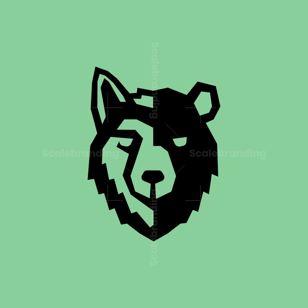 Wild Wolf Bear Logo | Scalebranding