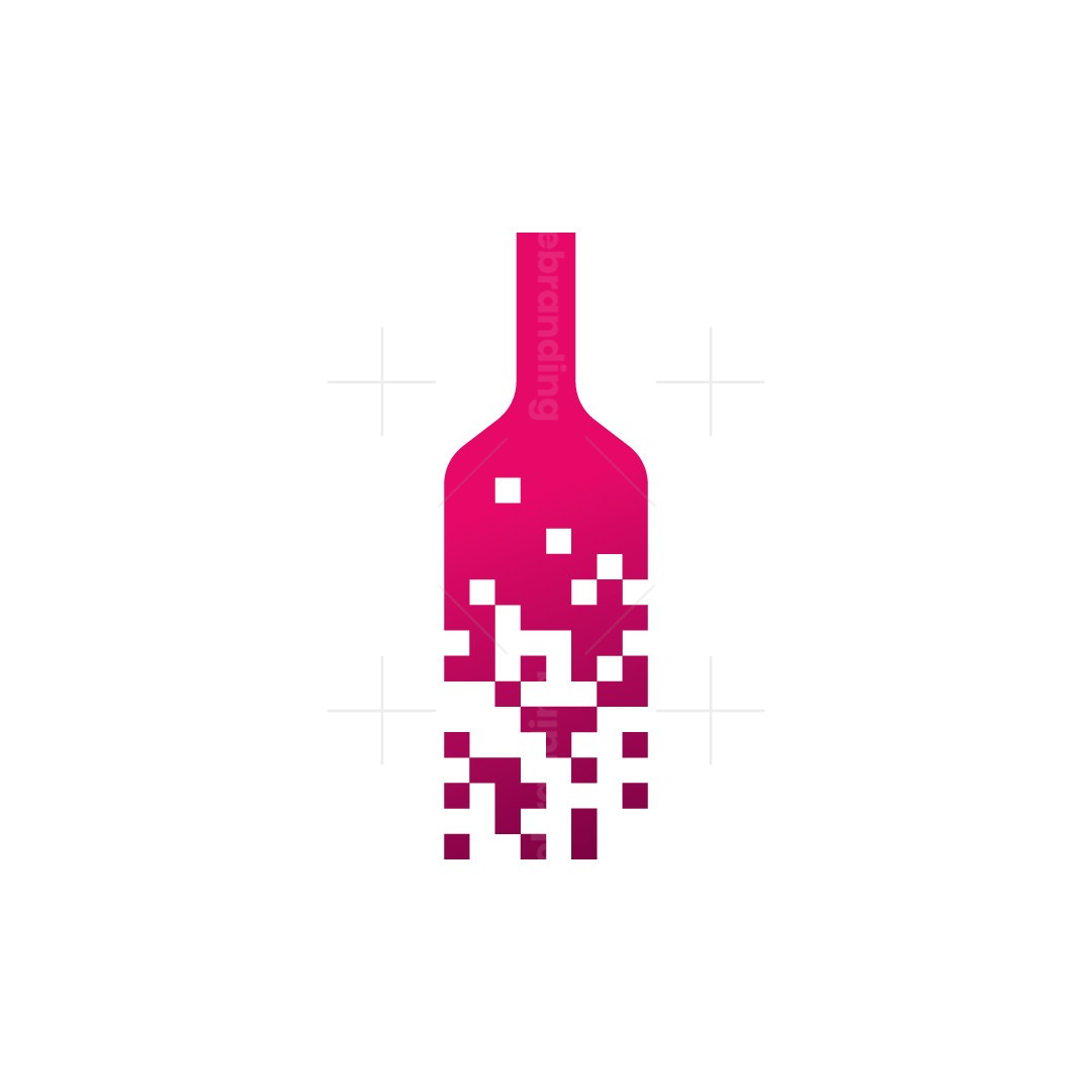 Wine Bottle Logo Design