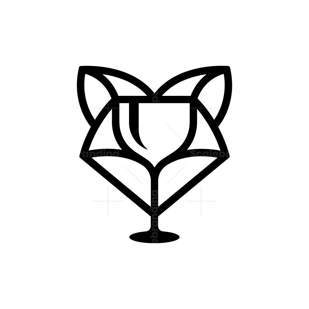 Wine Fox Head Logo | Scalebranding