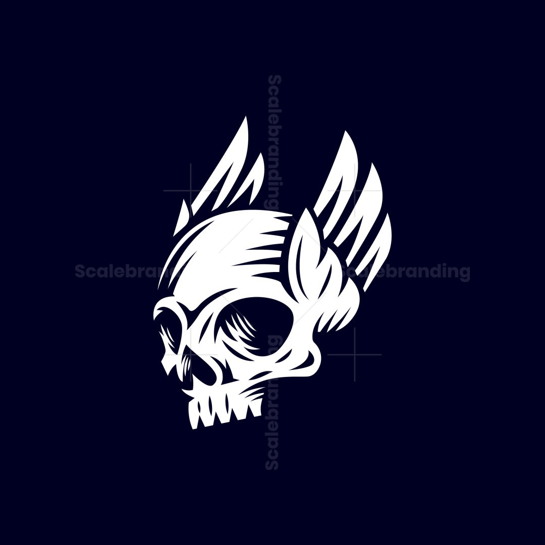 Skull And Wings Logo How To Draw A Skull With Wings || Skull Tribal