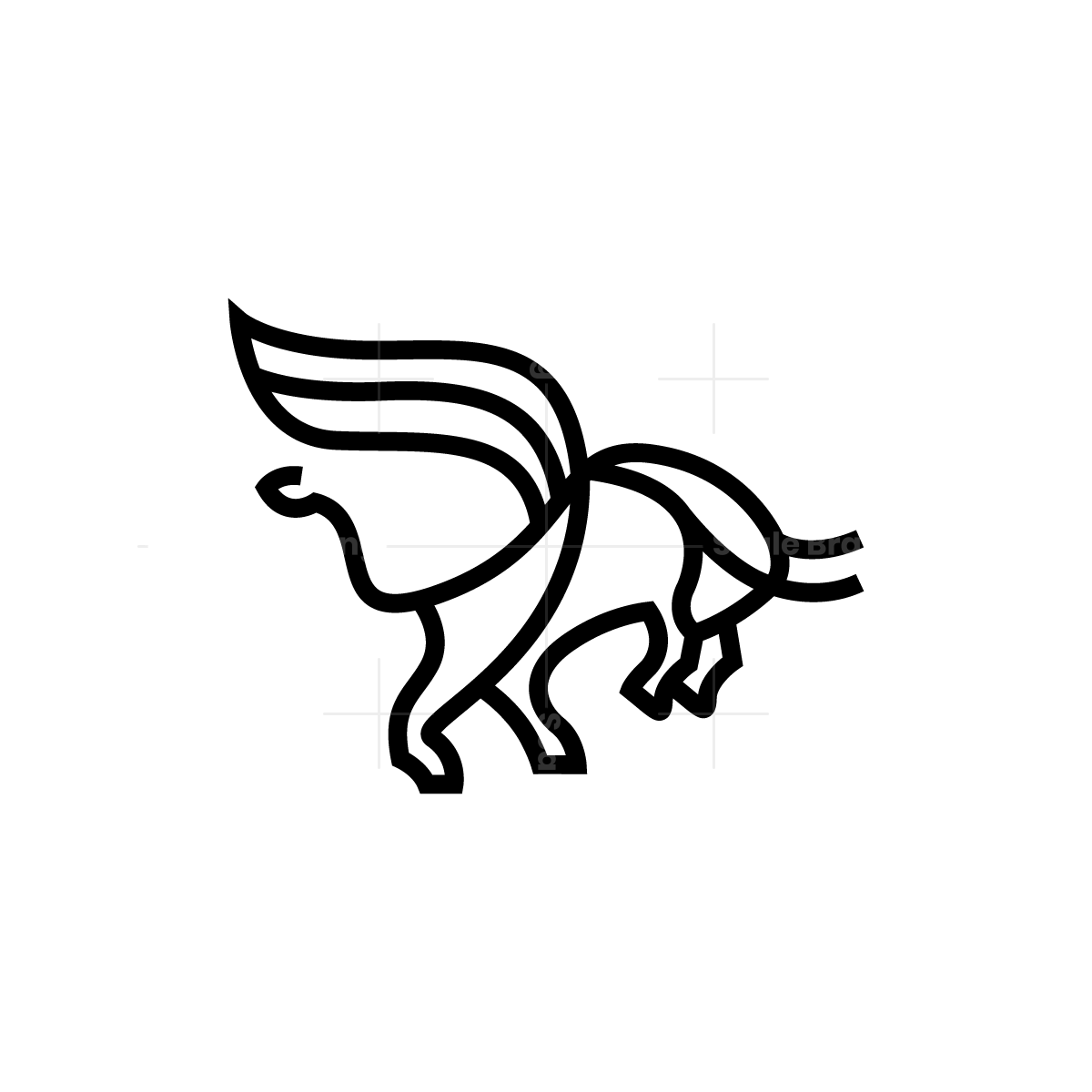 Winged Bull Logo Wings Bull Logo | Scalebranding