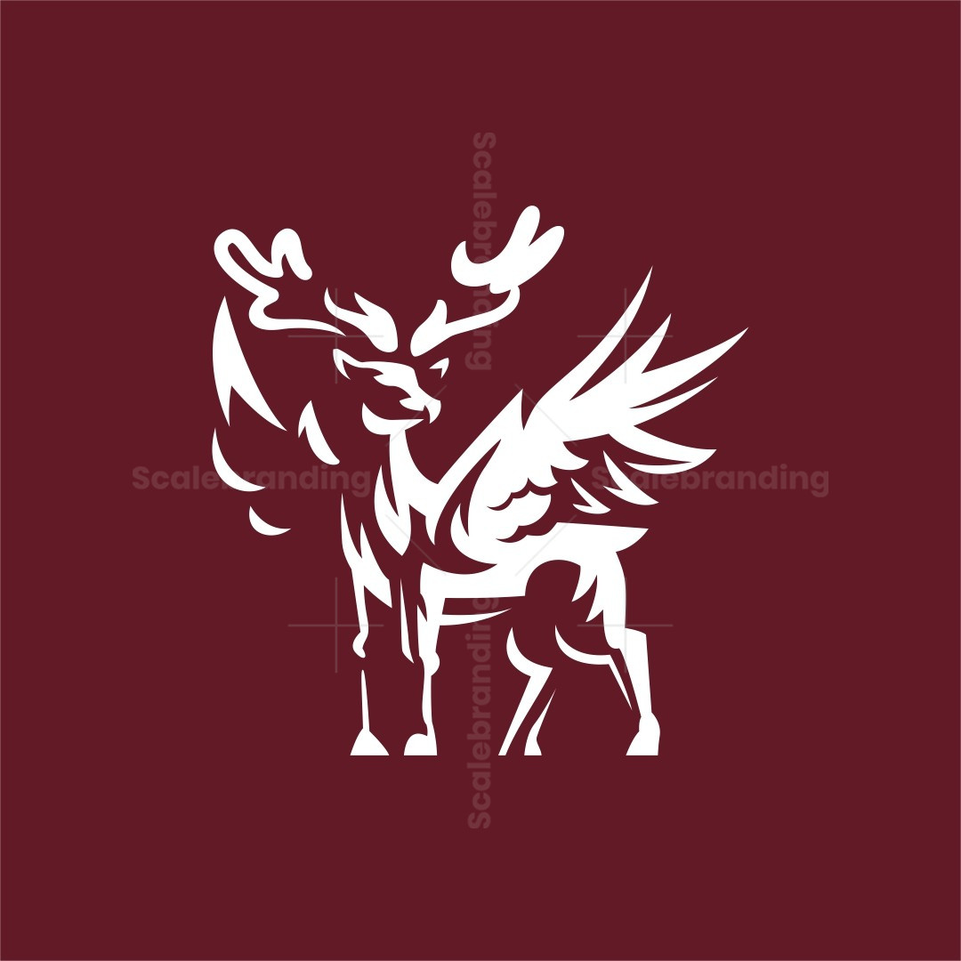 Winged Deer Logo | Scalebranding