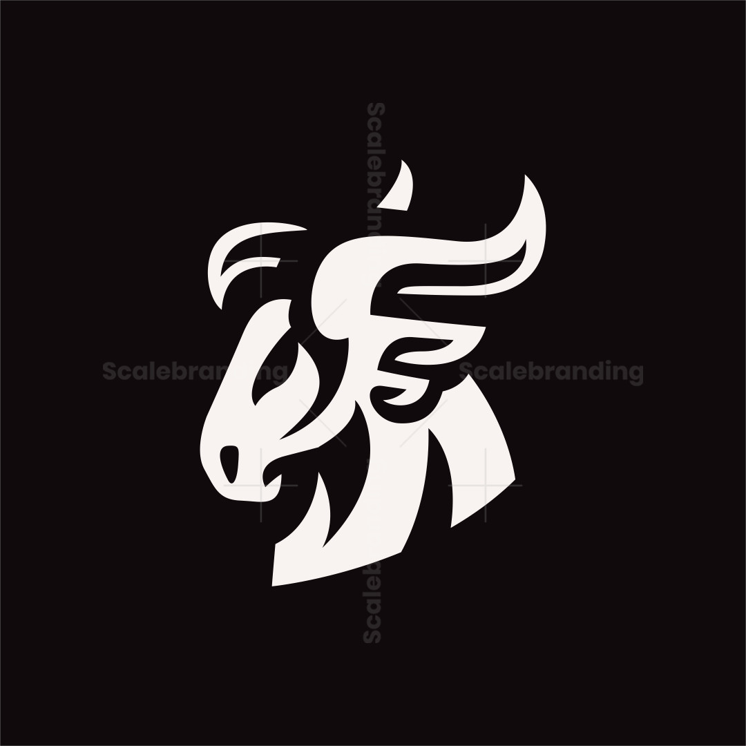 Winged Horn Bull Logo | Scalebranding