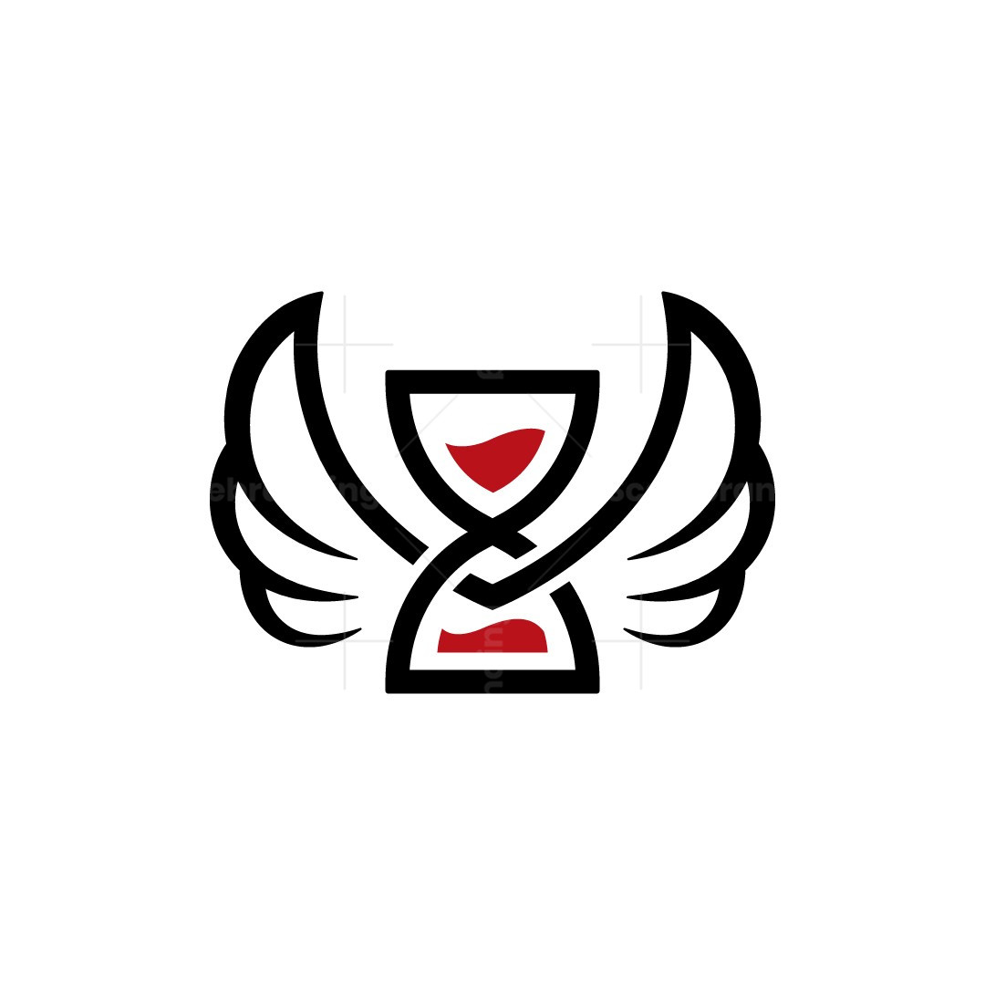 Winged Hourglass Logo | Scalebranding