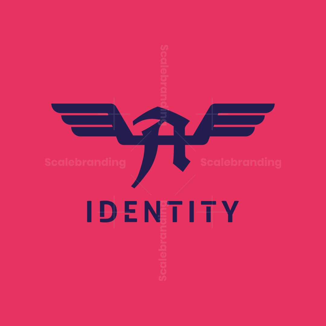 Winged Letter A Logo | Scalebranding