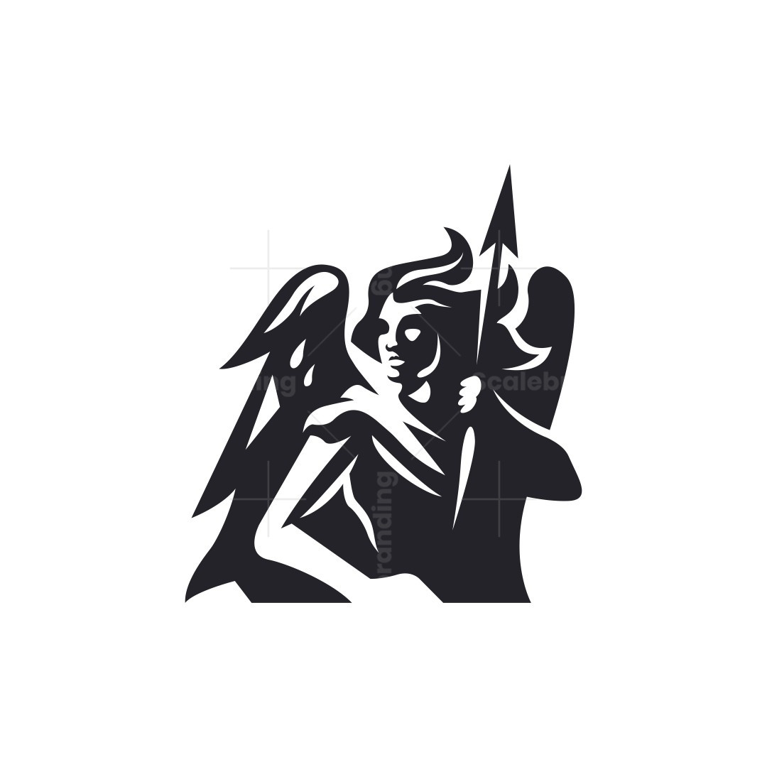 Winged Warrior Angel Logo | Scalebranding