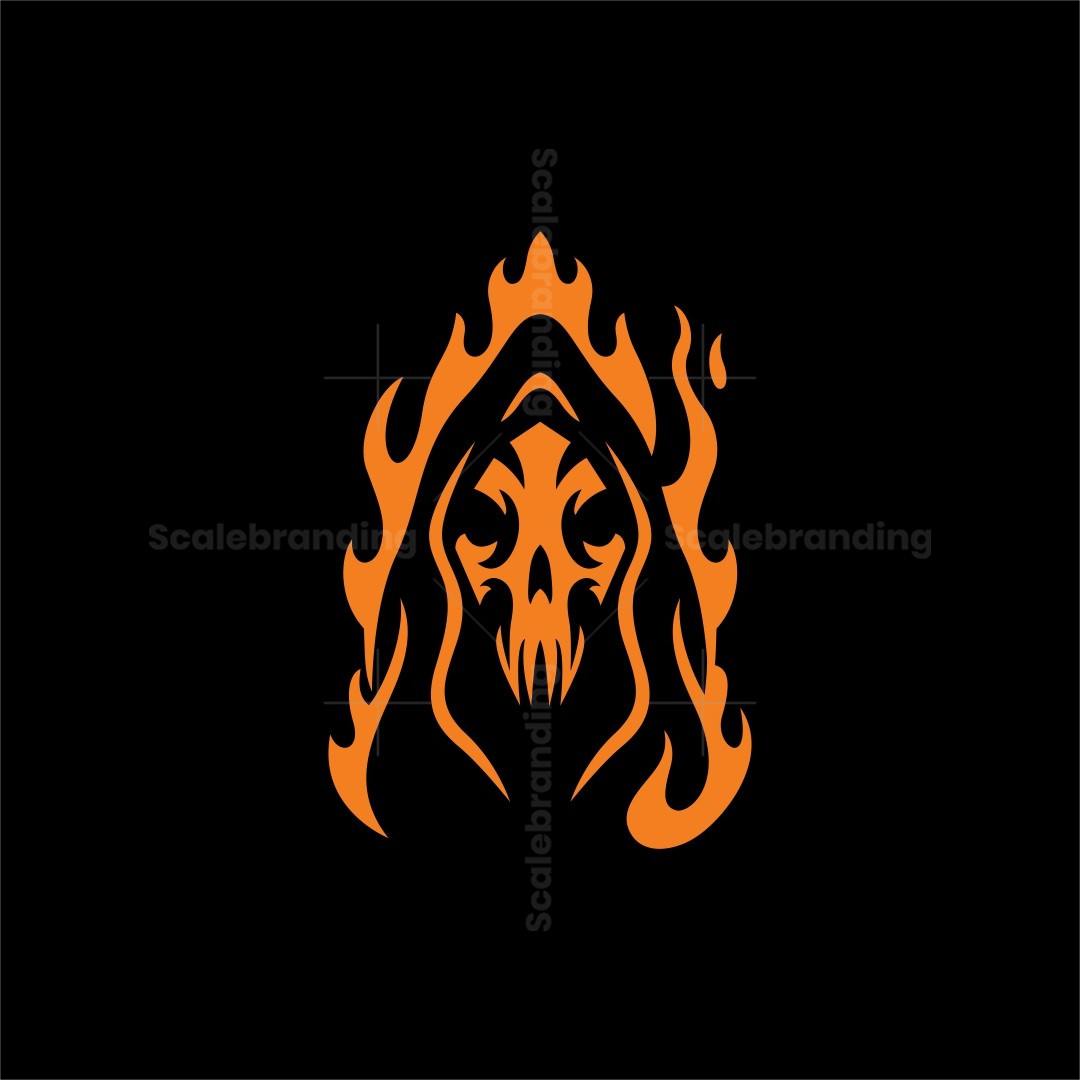 Wizard Skull Fire Logo | Scalebranding
