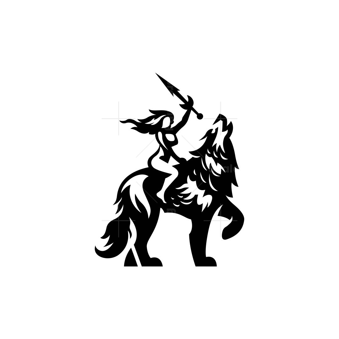 Wolf and Woman Warrior Logo | Scalebranding