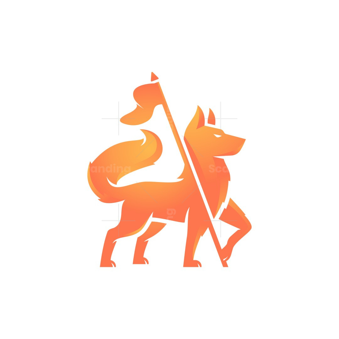 wolf flag Logo | Scalebranding