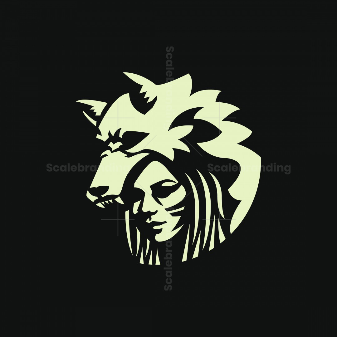Wolf Woman Hunter Logo | Scalebranding