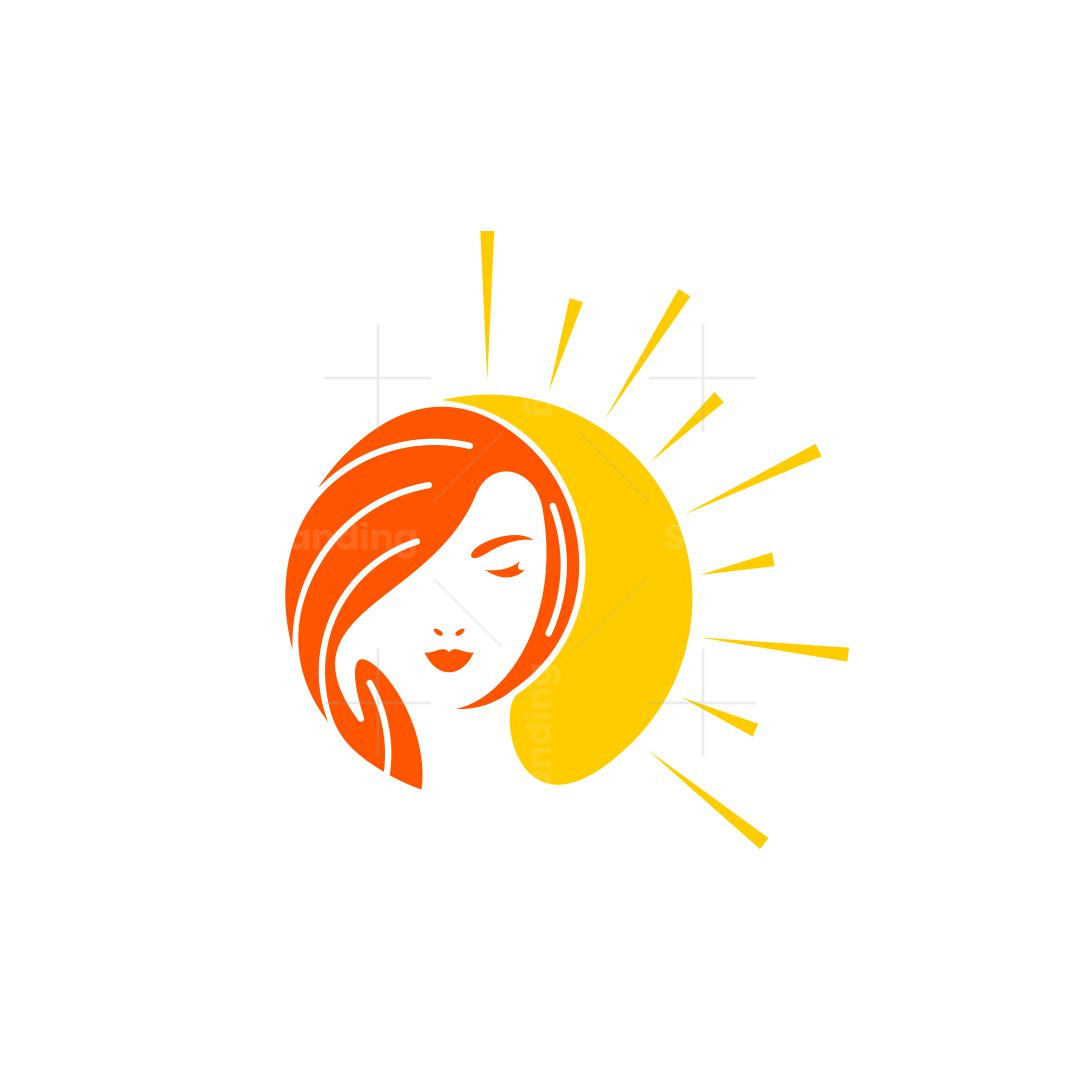 Woman Beauty Sun Logo | Scalebranding