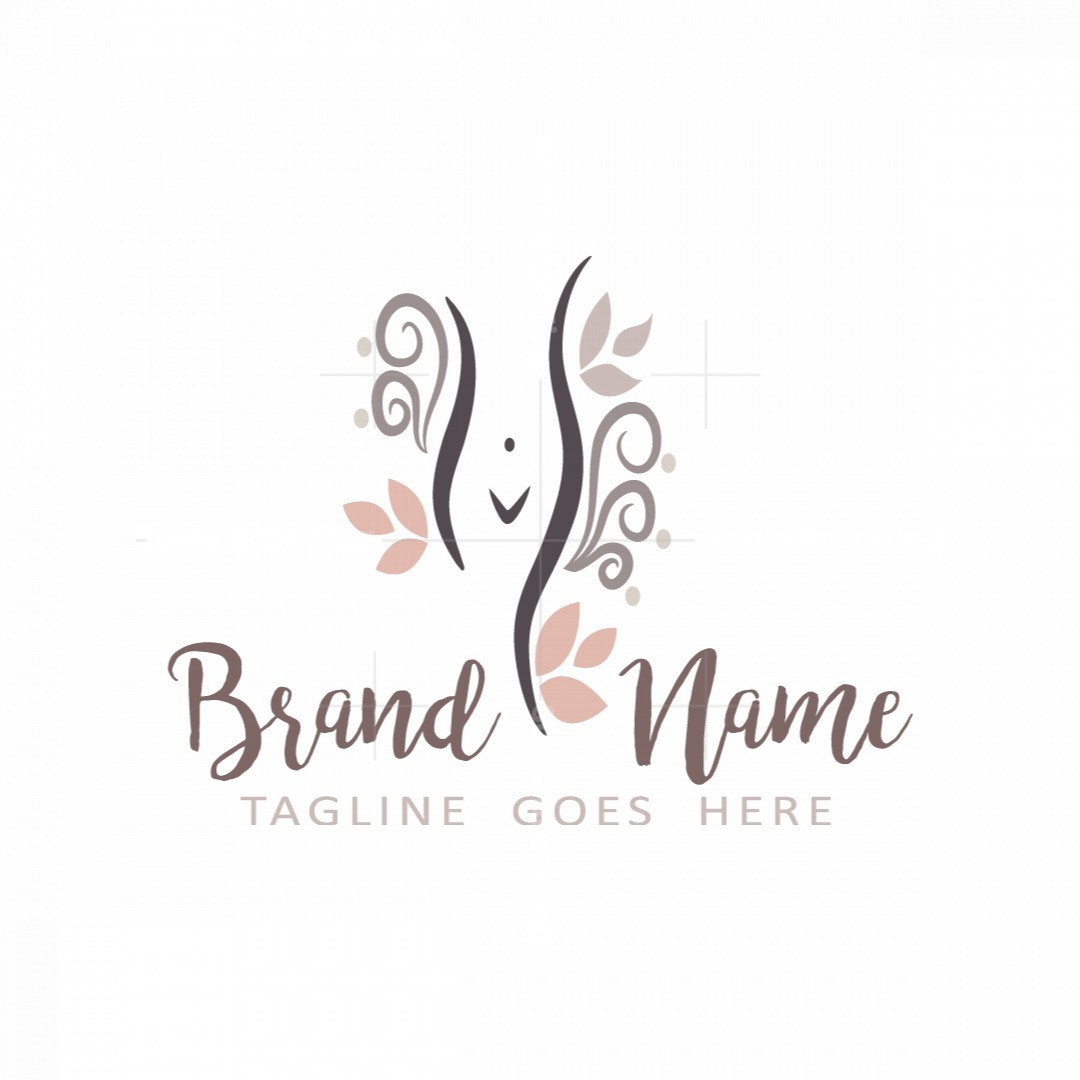 Women Body Logo Womens Body Silhouette Icons Royalty Free Vector Image