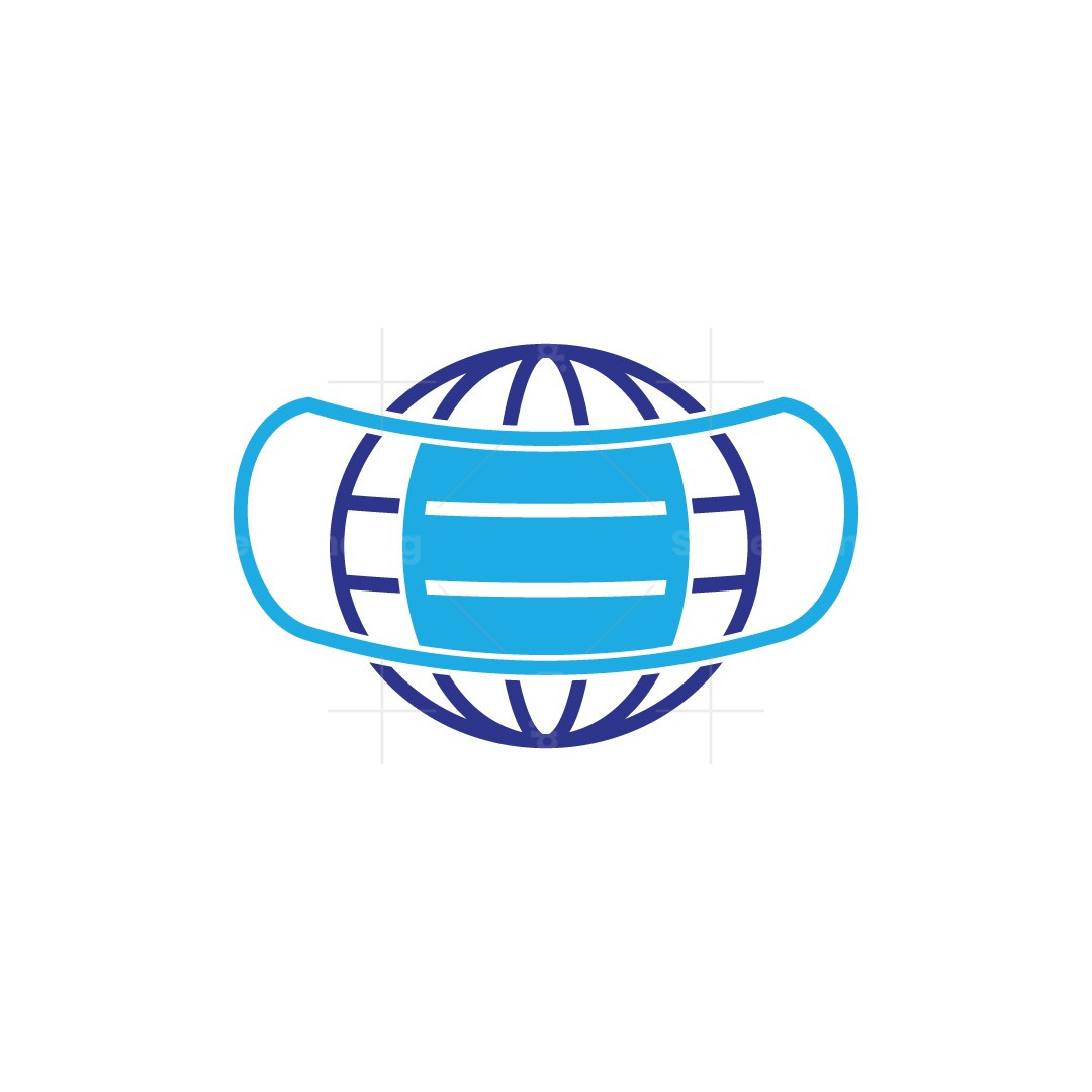 World Pandemic Mask Logo | Scalebranding