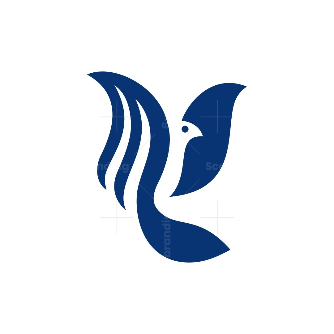 Dovenhemel Logo Premium Vector | Minimalist Lines Art Dove Logo Design