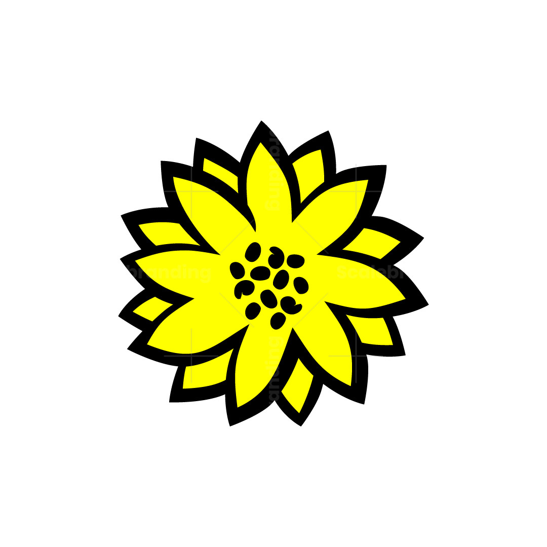 Daisy Flower Logo
