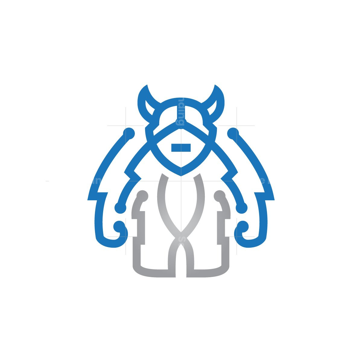 Yeti Logo Cyber Technology Yeti Logo | Scalebranding