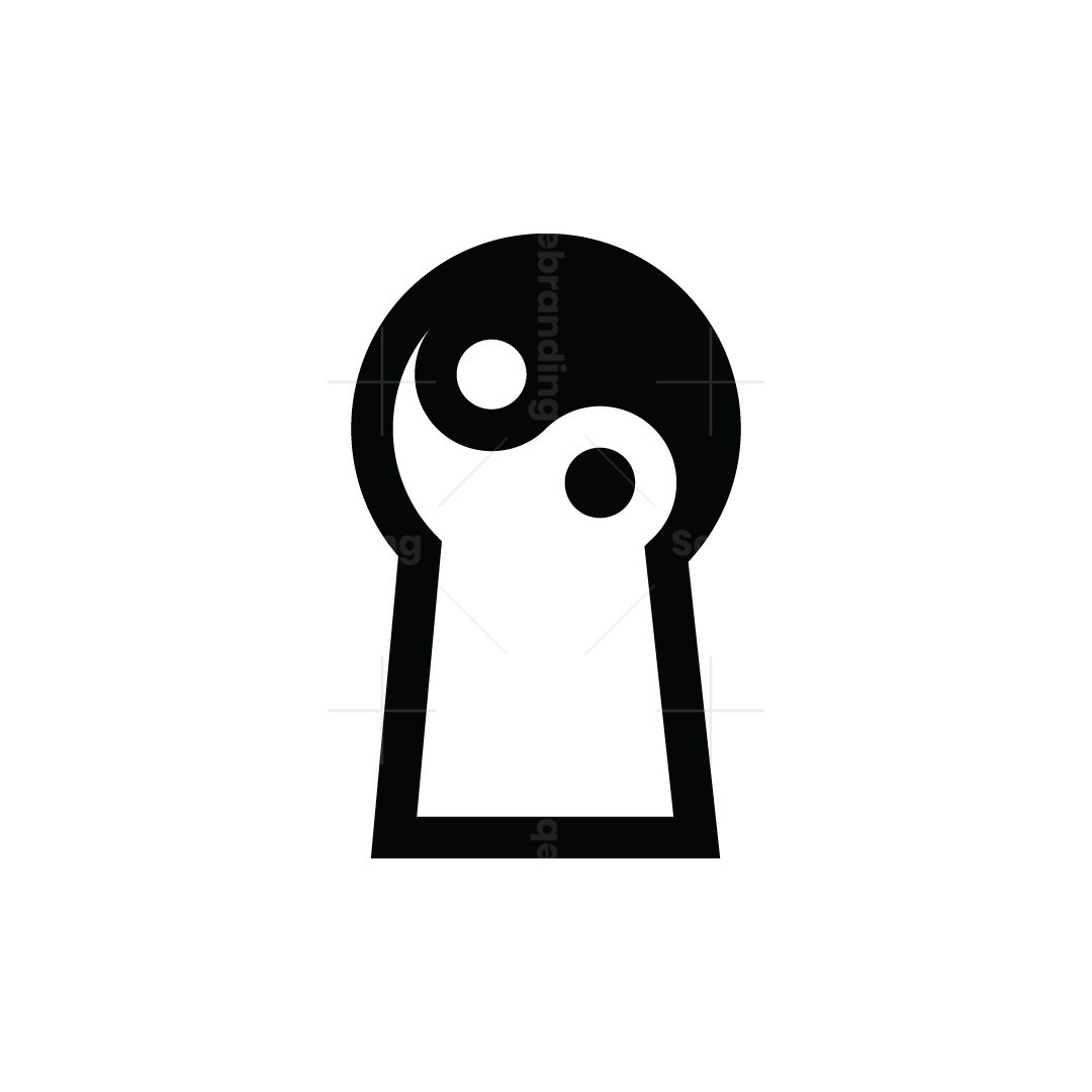 Yin Yang Lock Logo | Scalebranding