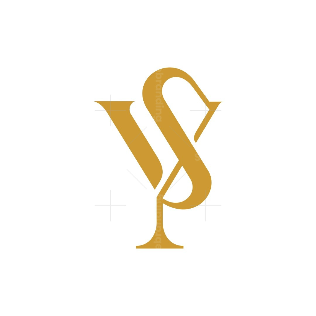 YS Or SY wine Elegant Logo | Scalebranding